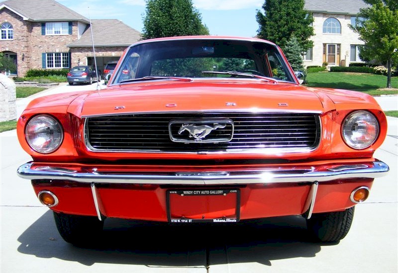 Signal Flare Red 1966 Ford Mustang Hardtop - MustangAttitude.com Photo ...