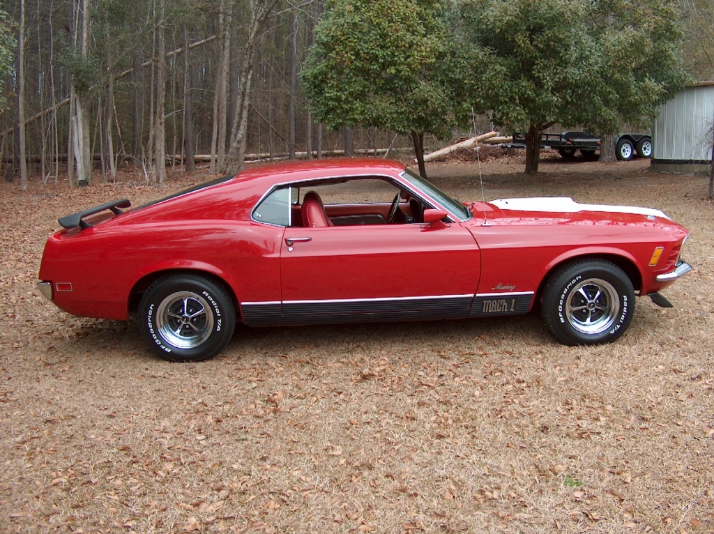 1970 Mustang Mach 1 Fastback Red