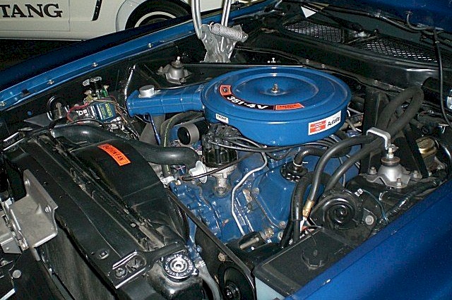 Bright Silver Blue 1971 Mach 1 T-5 Ford Mustang Fastback ...