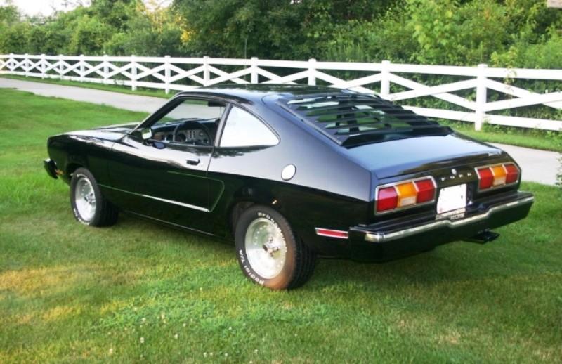 Black 1976 Mach 1 Shadow Ford Mustang II Hatchback - MustangAttitude ...