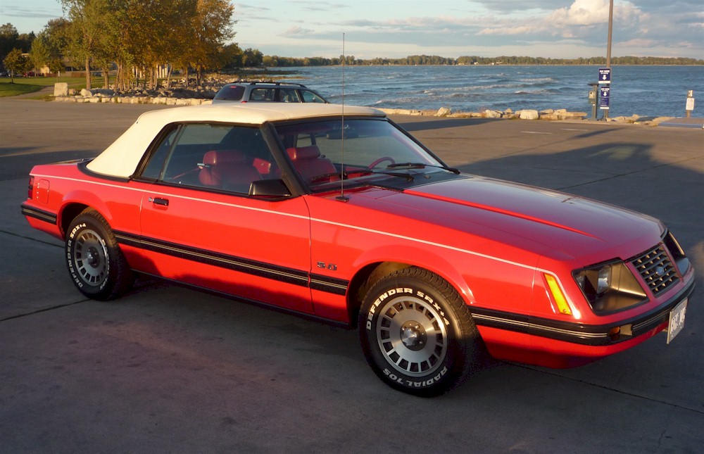 Vermilion Red 1983 Ford Mustang GLX Convertible - MustangAttitude.com ...