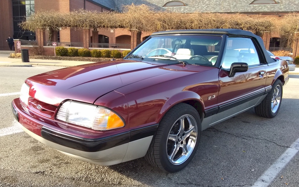 Cabernet Red 1989 Ford Mustang Convertible - MustangAttitude.com Photo ...