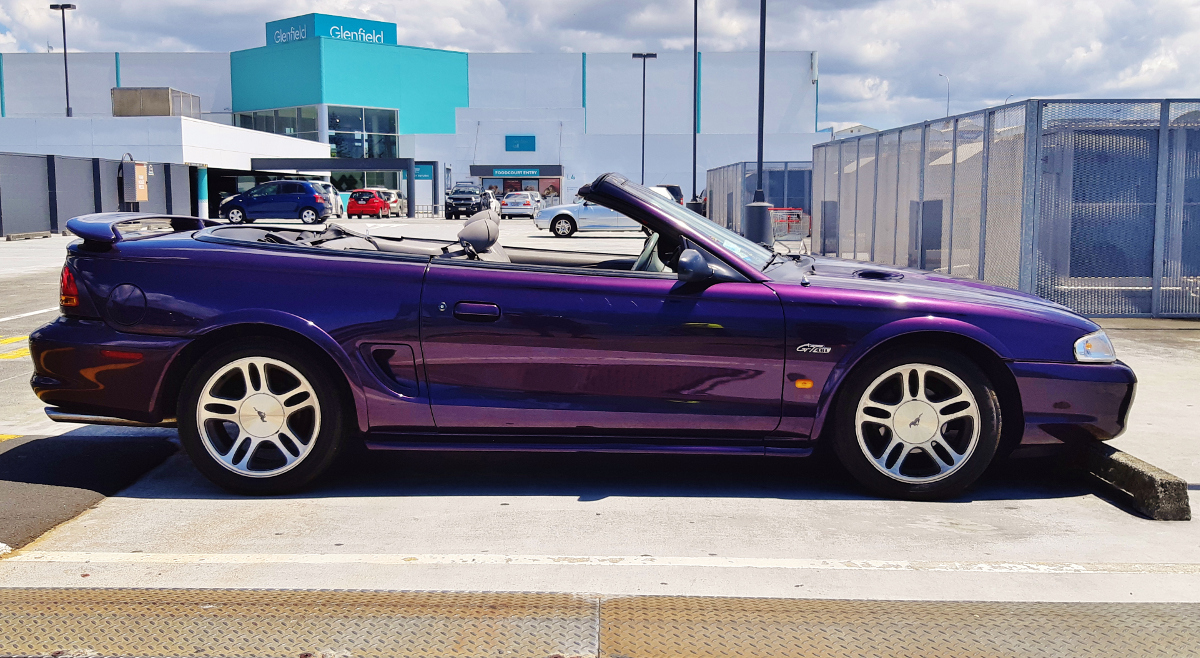 Deep Violet Thistle 1997 Ford Mustang GT Convertible - MustangAttitude ...