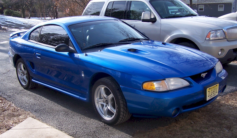 Bright Atlantic Blue 1998 Ford Mustang SVT Cobra Coupe ...