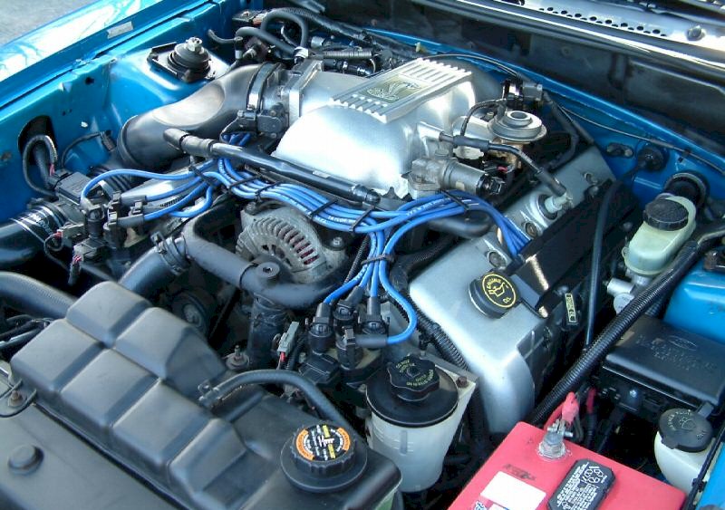 Bright Atlantic Blue 1998 Ford Mustang SVT Cobra Coupe