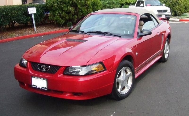 Laser Red 2001 Ford Mustang Convertible - MustangAttitude.com Photo Detail