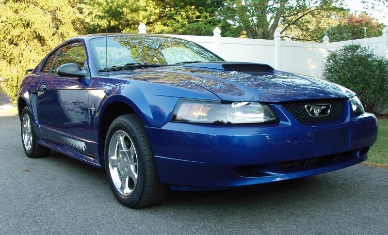 2003 Sonic Blue Mustang
