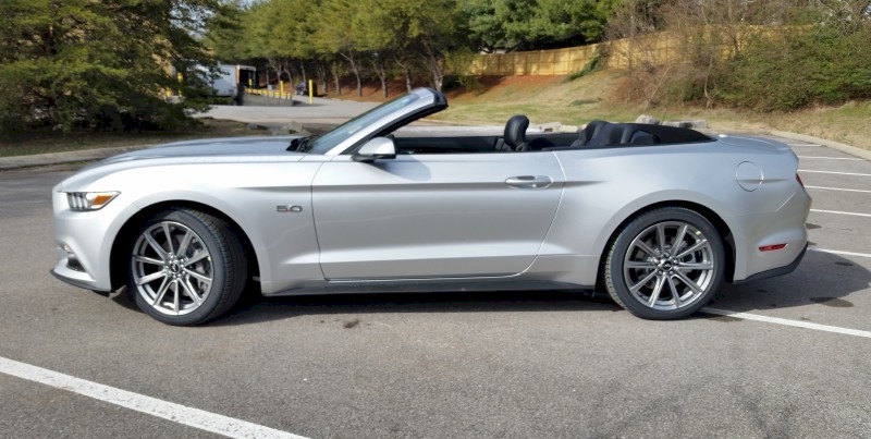 2015 Mustang Convertible Silver