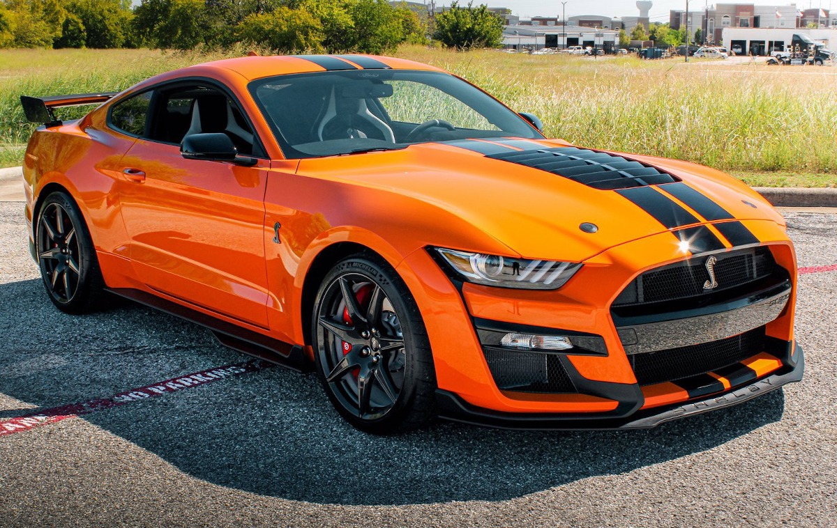 Twister Orange 2021 Ford Mustang Shelby GT-500 Fastback ...